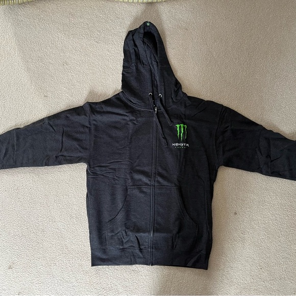 Sweaters | Nwt Monster Energy Zip Up Hoodie Only Taken Out Of The ...